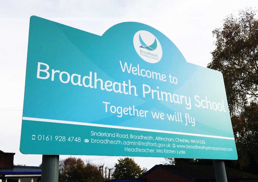 Broadheath Primary School - New School Branding