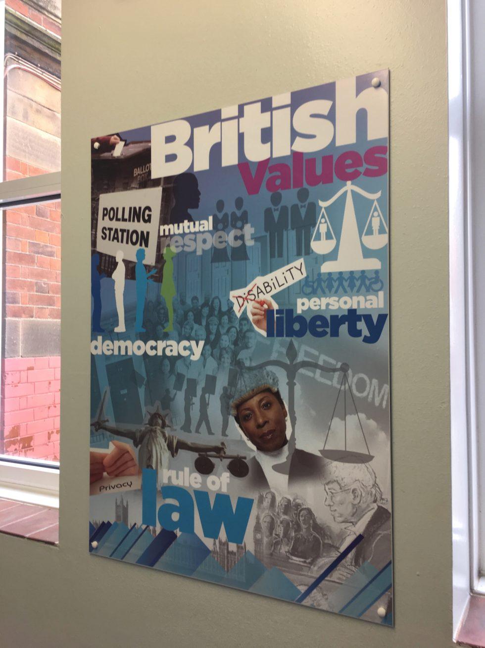 School Core Values Wall Display - Design For Education