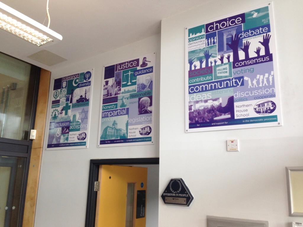 School Core Values Wall Display - Design For Education