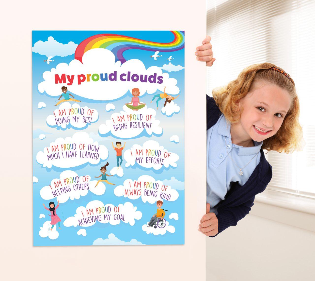 My Proud Clouds School Wall Display - Design For Education