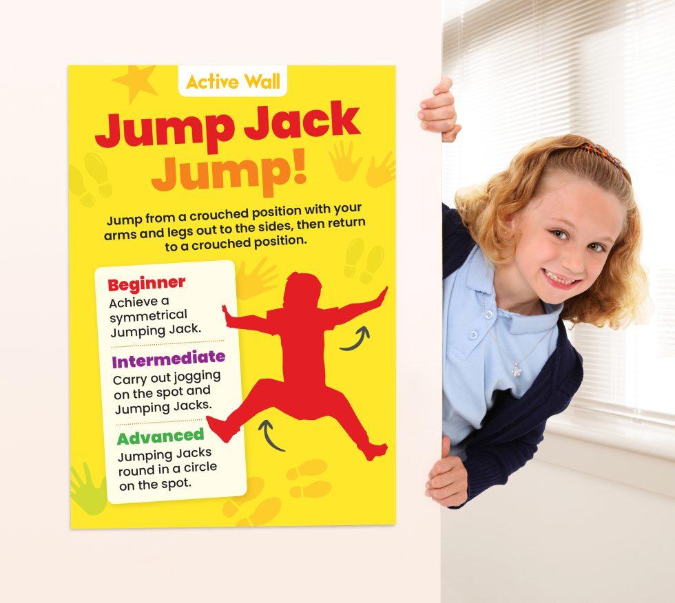 Sensory Circuit - Active Wall - Jump Jack Jump! - Design For Education