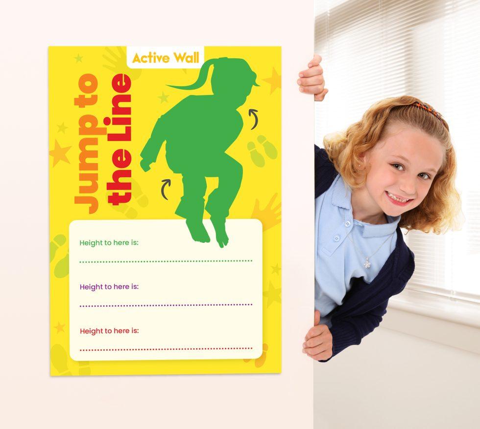 Sensory Circuit - Active Wall - Jump to the Line - Design For Education