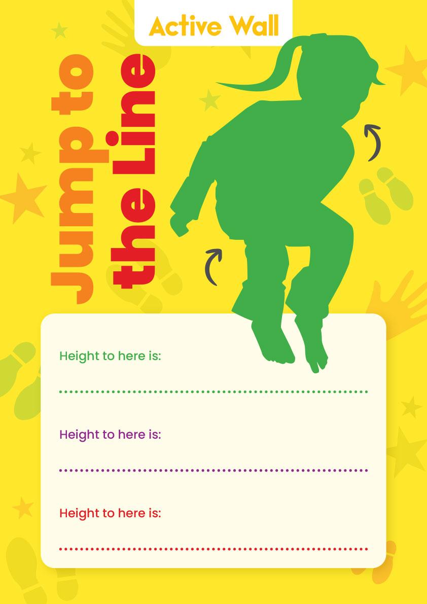 Sensory Circuit - Active Wall - Jump to the Line - Design For Education