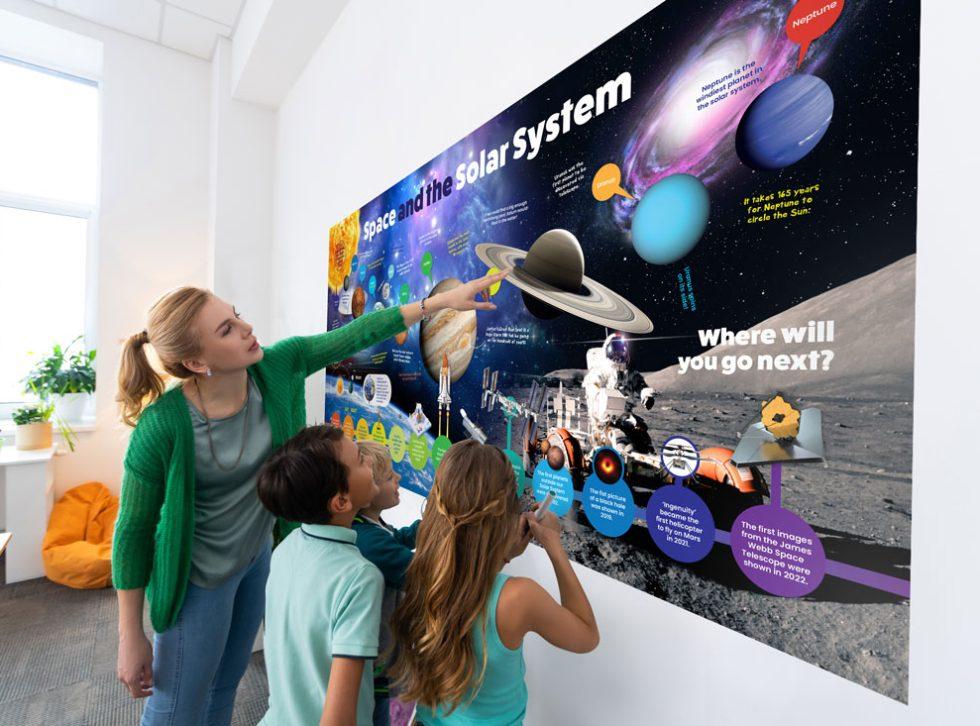 Space and the Solar System Wall Display - Design For Education