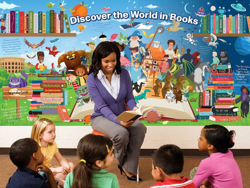 Discover The World In Books - Design For Education