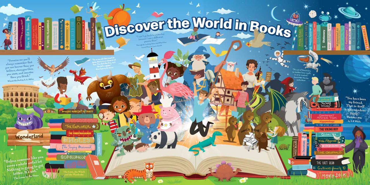 Discover The World In Books - Design For Education