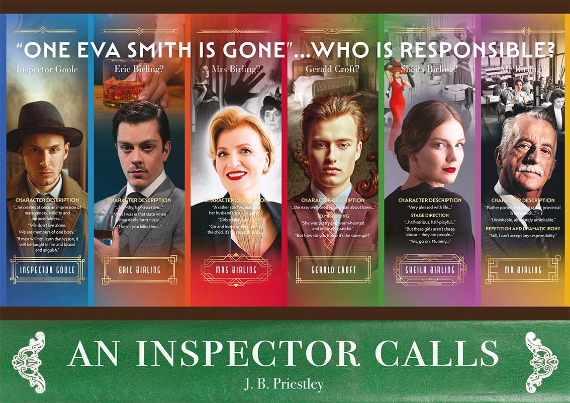 An Inspector Calls Wall Graphic For Secondary Schools Design For An Inspector Calls Wall Graphic For Secondary Schools Design For
